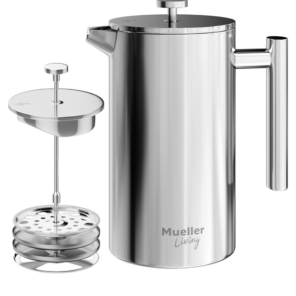 Kitchen | Mueller Living Stainless Steel French Press Nwt | Poshmark